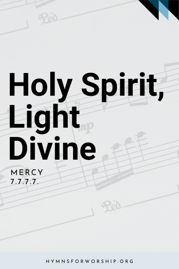 SDAH 268: Holy Spirit, Light Divine - Hymns for Worship